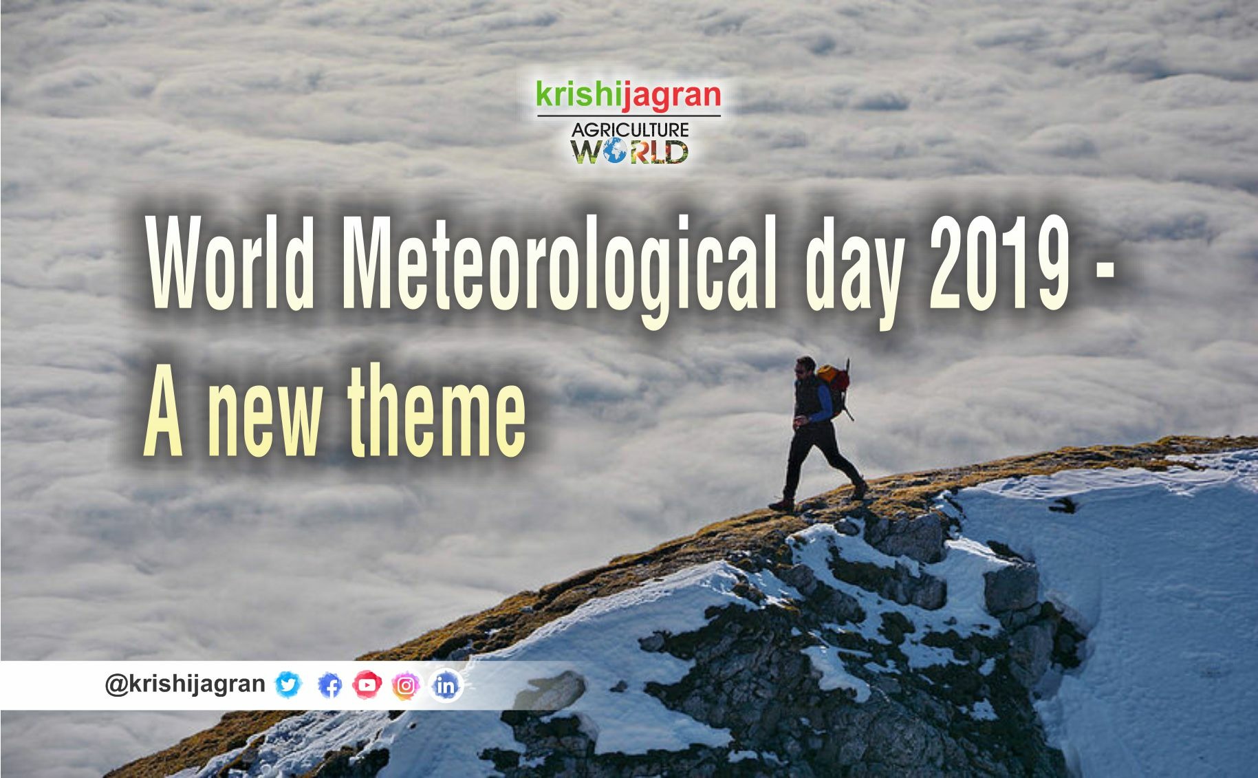 World Meteorological Day, 2019- What's the theme?