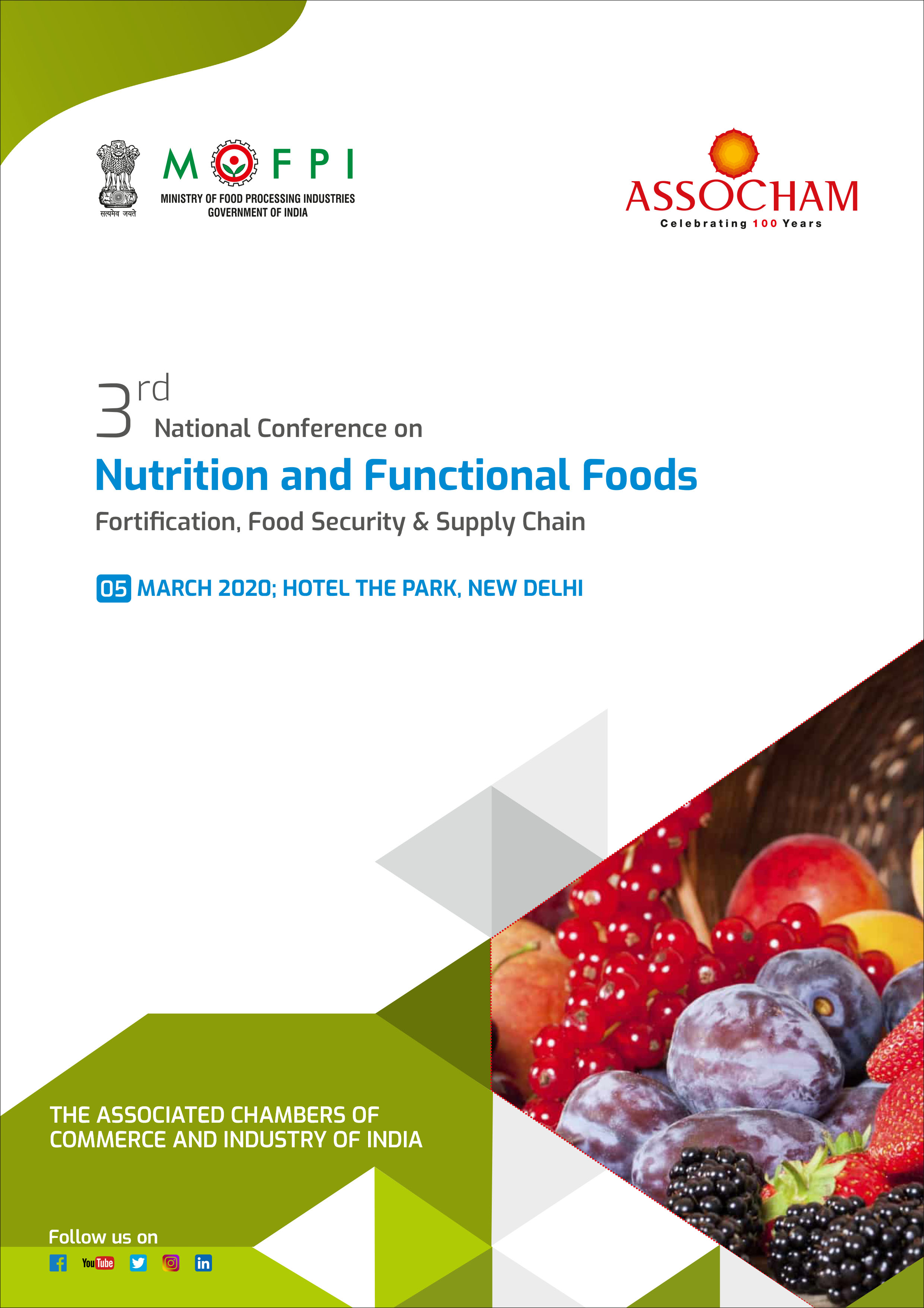 “3rd National Conference and Awards on “Nutrition and Functional Foods ...