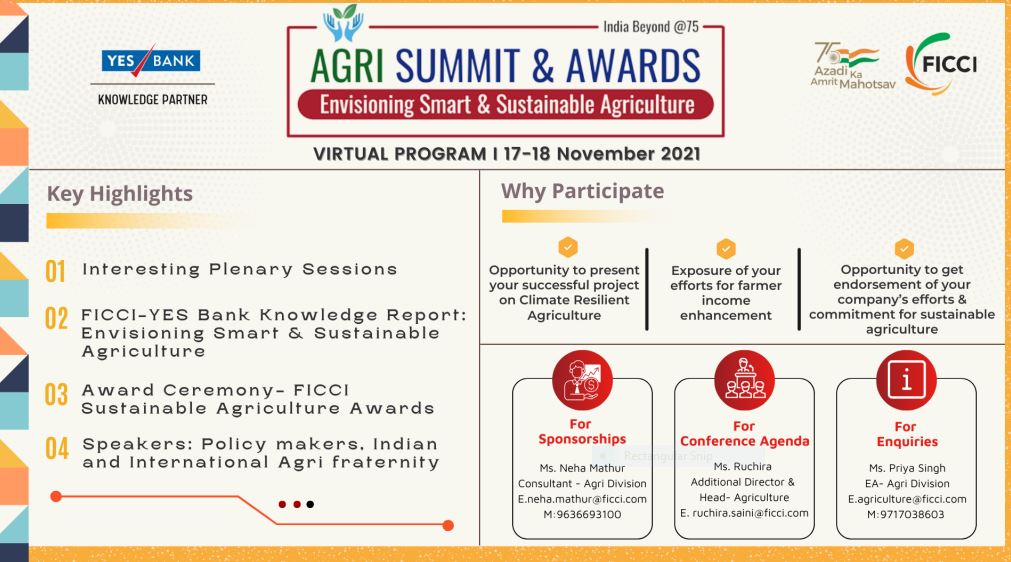 Agri Summit & Awards: Envisioning Smart & Sustainable Agriculture
