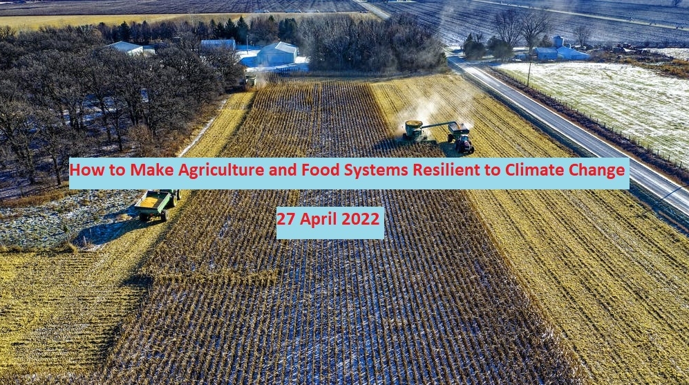 How to Make Agriculture and Food Systems Resilient to Climate Change