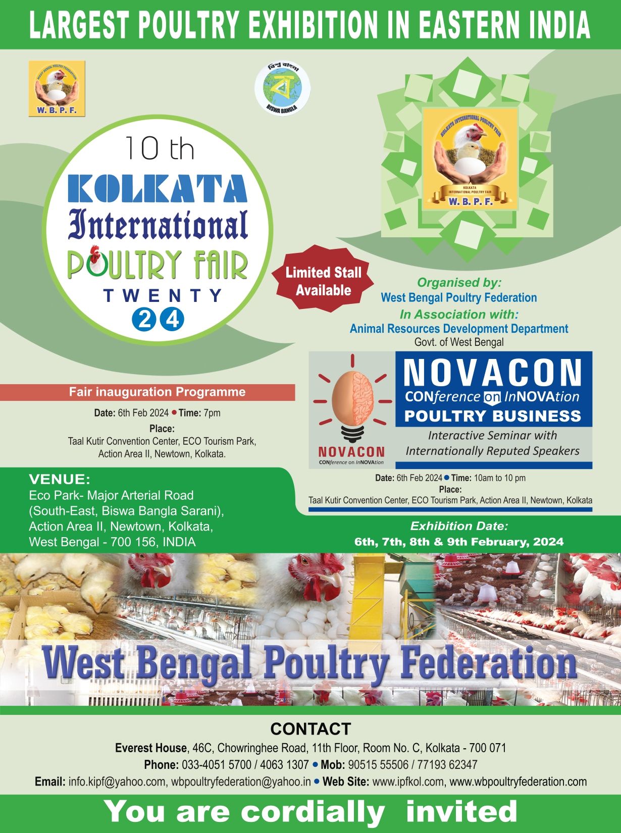 10th Kolkata International Poultry Fair 2024