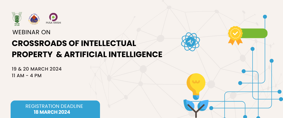 Webinar on Crossroads of Intellectual Property & Artificial Intelligence